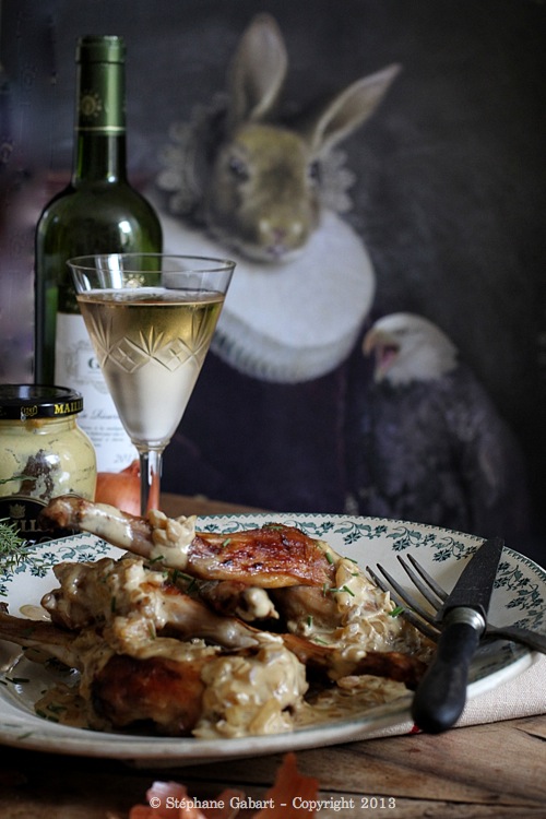 French Culinary Icon: Rabbit in Dijon Mustard Sauce – Mon lapin à la ...