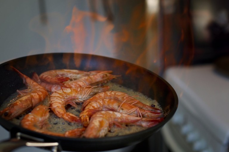 My Ricard flambées prawns – MY FRENCH HEAVEN